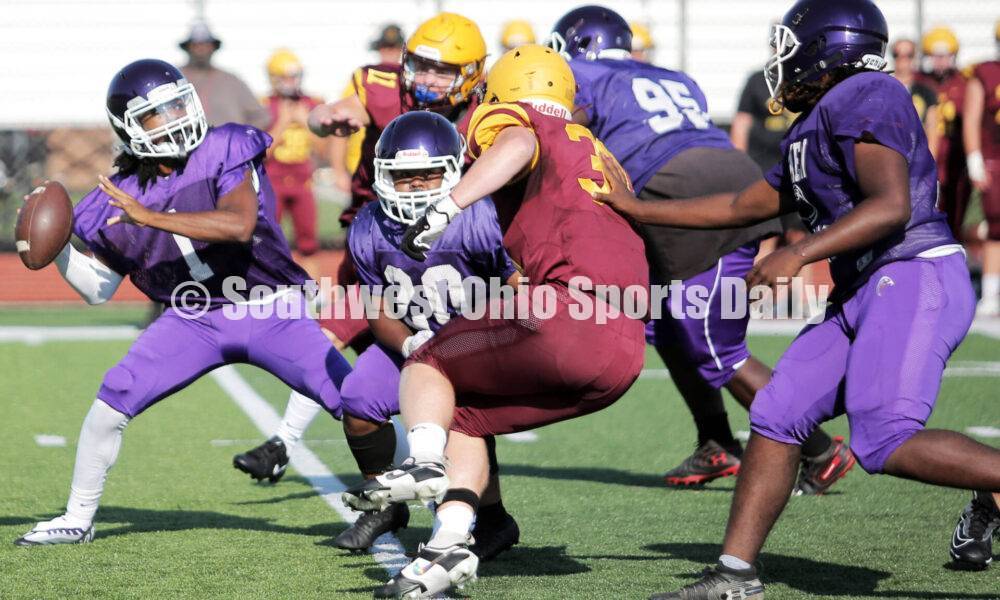 FOOTBALL: Aiken, Taylor At Ross Scrimmage - Southwest Ohio Sports Daily